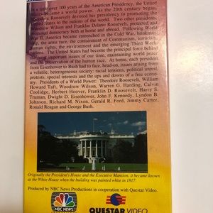 Questar | Media | Vhs Portraits Of American Presidents | Poshmark